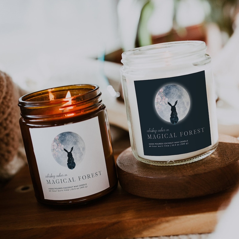 Mystical Candle Labels - Etsy UK