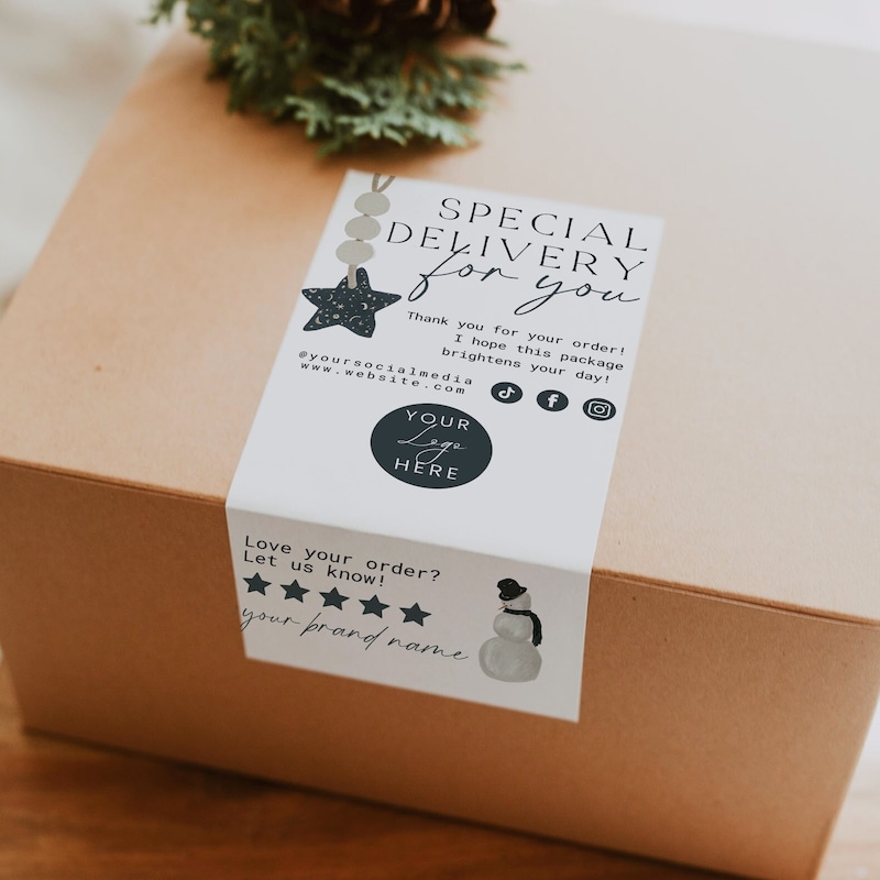 Box Seal Sticker - Etsy