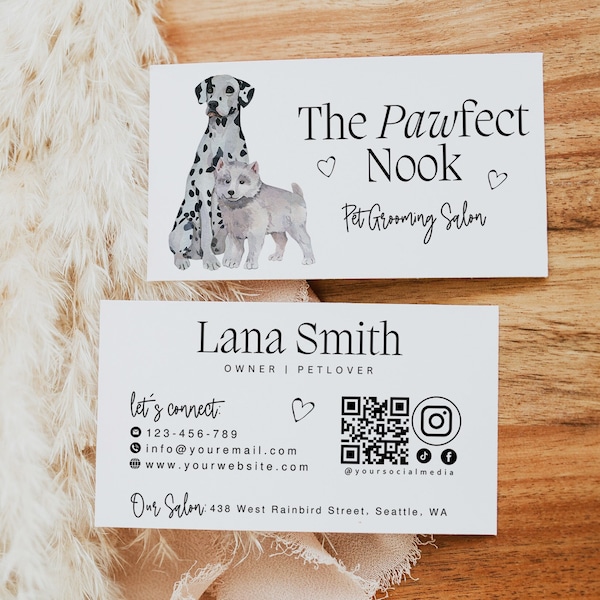 Dog Breeder Business Cards - Etsy