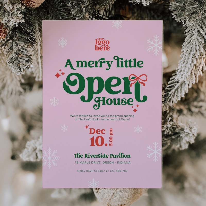 Christmas Pop up Invitation - Etsy