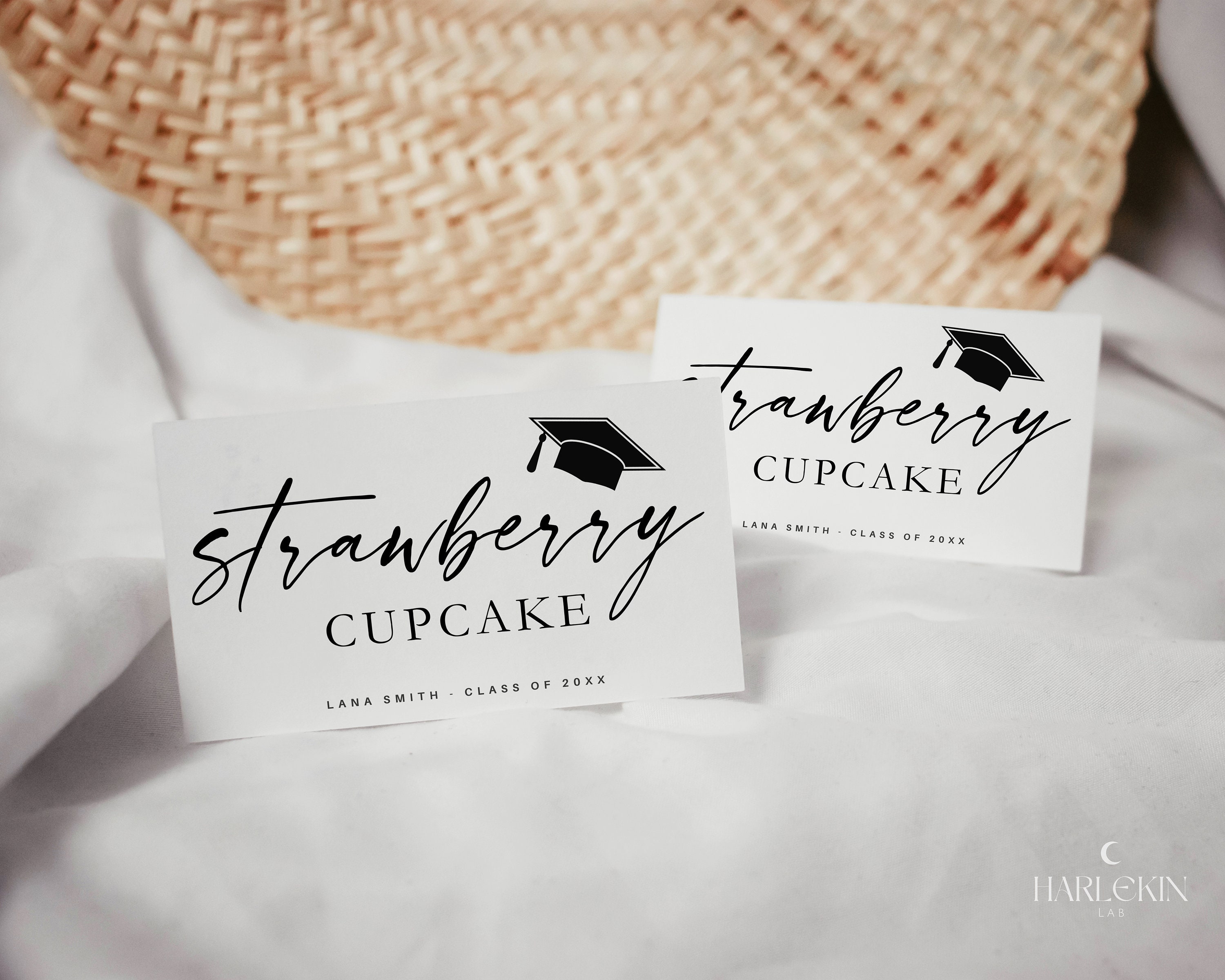 Graduation Party Food Card Template, Printable Tent Cards, Graduation ...