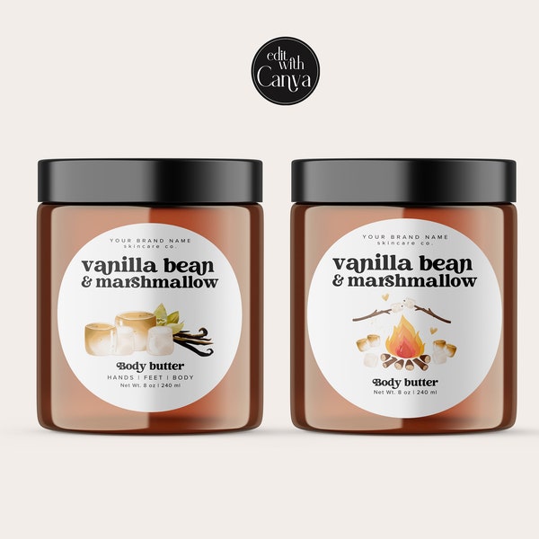 Body Butter Labels Stickers - Etsy