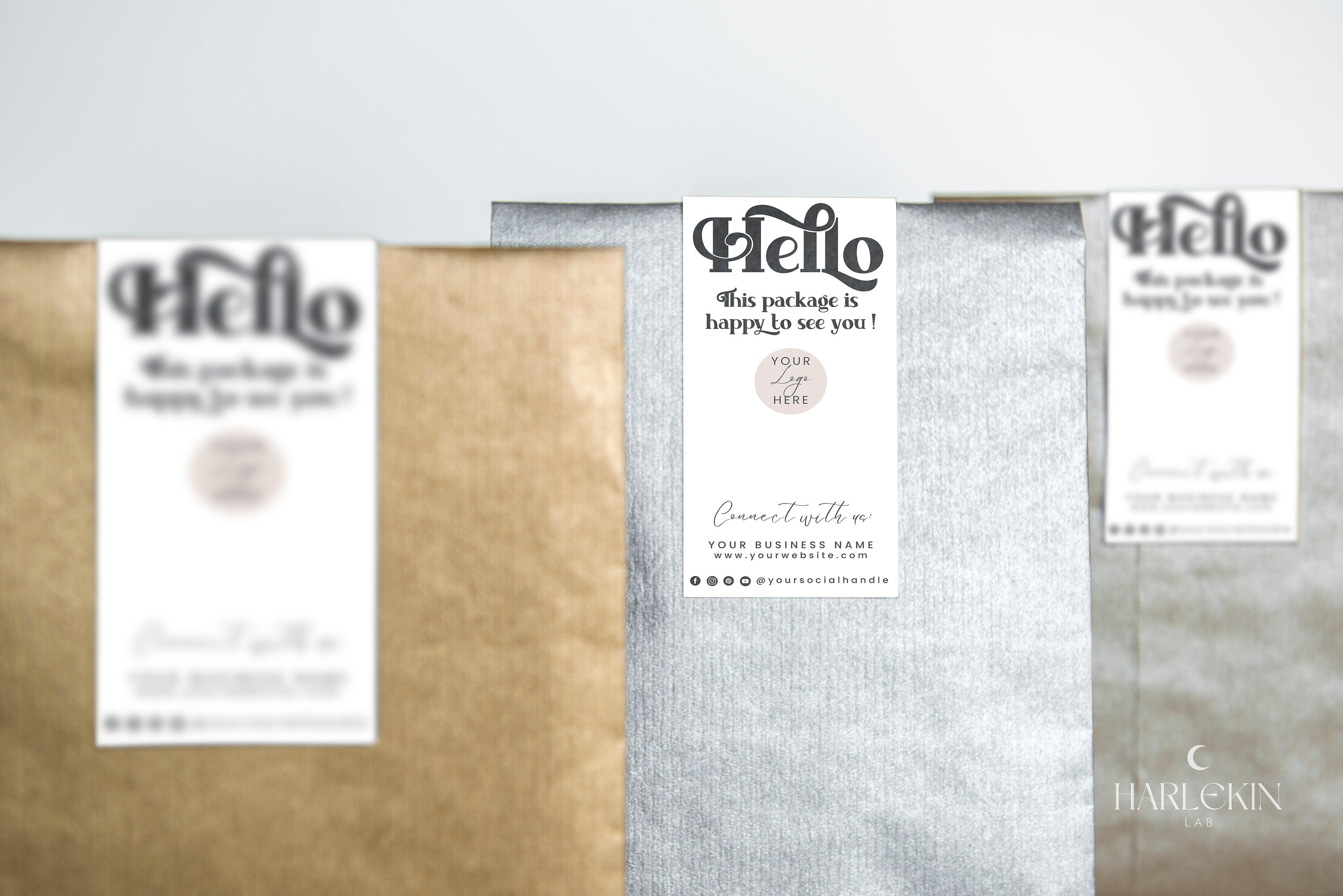 Editable Box Label Template, Shipping Label Design, Order Packaging ...