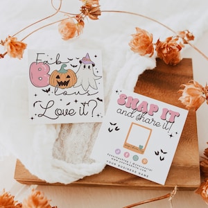 Editable Spooky Snap and Share Template, Social Media Card Template ...