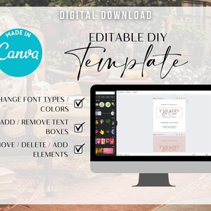 Editable Box Label Template, Shipping Label Design, Order Packaging ...