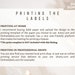 Editable Wax Melt Label Template, DIY Modern Wax Tart Sticker, Elegant ...