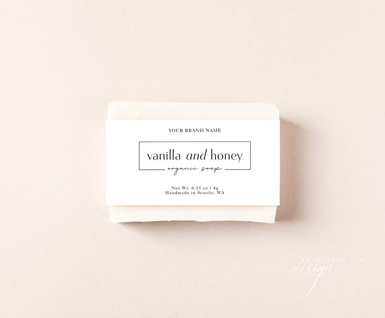 Editable Soap Label Template, Customizable Wrap Whipped Soap Label ...