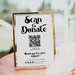 Editable Scan to Donate Sign, DIY QR Code Sign, Cashapp Paypal Scan to ...
