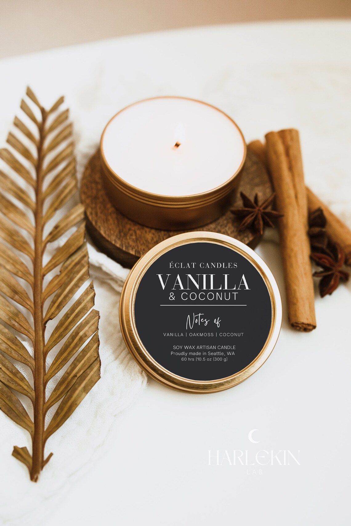 Fully Editable Candle Label Customizable Canva Template DIY - Etsy