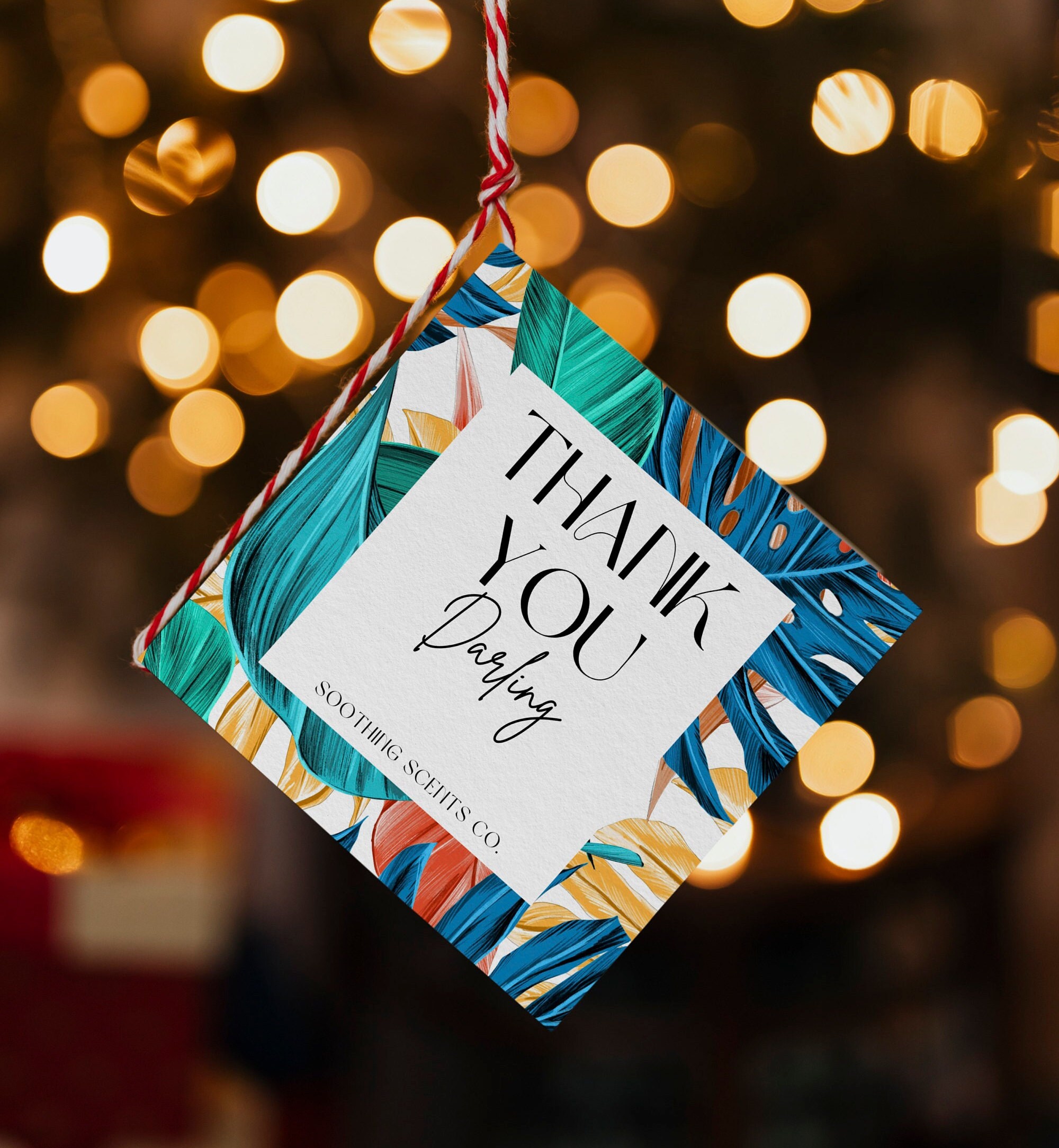 Editable Business Product Tag Template Printable Thank You - Etsy