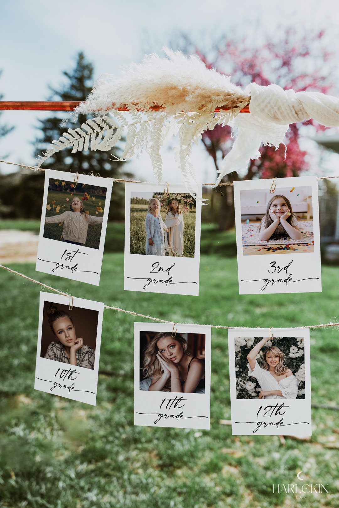 Editable Graduation Photo Banner, DIY Graduation Decorations 2024, Grad ...