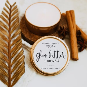Editable Lotion Bar Label Template, DIY 3