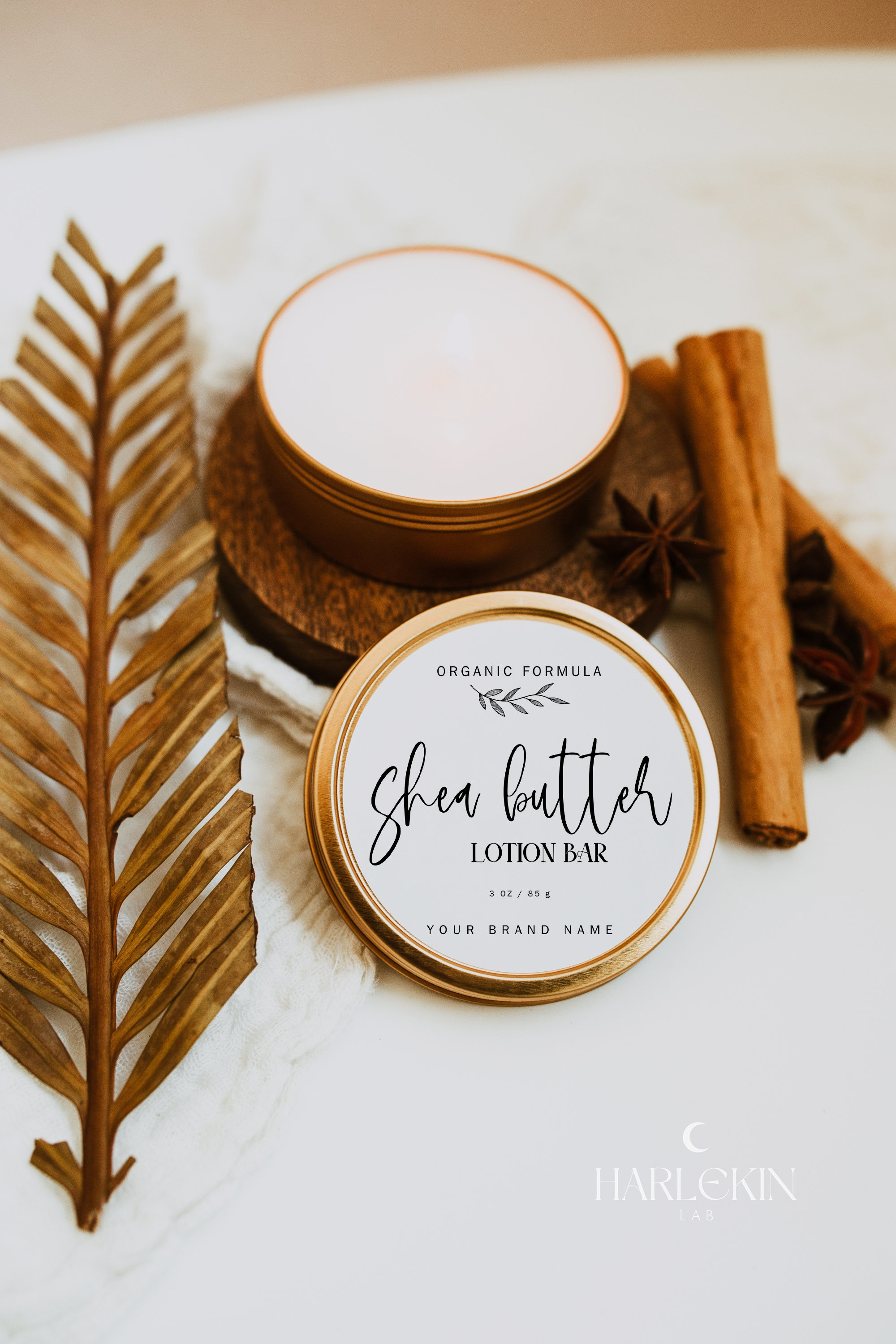 Editable Lotion Bar Label Template DIY 3 Round 2 - Etsy