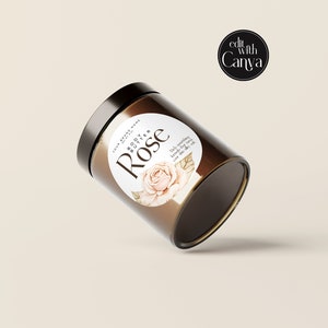 Editable Whipped Body Butter Label, DIY Body Butter Canva Template ...