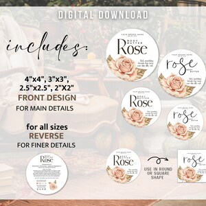 Editable Whipped Body Butter Label, DIY Body Butter Canva Template ...