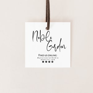 Editable Soap Tag Template, Editable Thank You Boutique Swing Tag ...