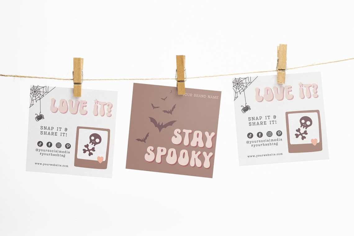Editable Spooky Snap and Share Template Social Media Card - Etsy