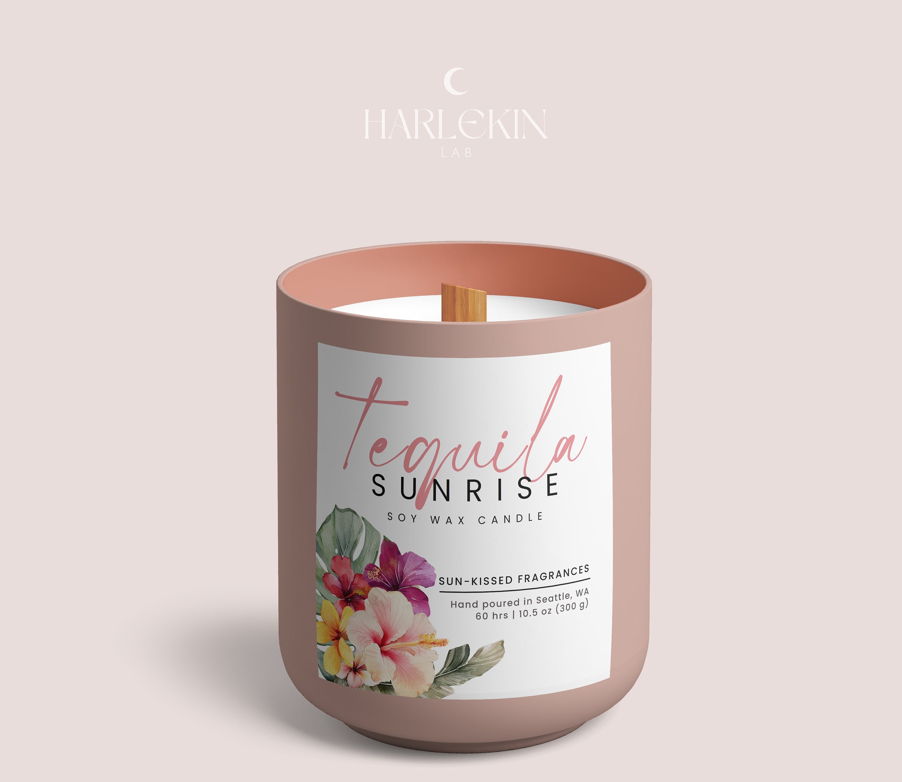 Editable Candle Label, Customizable Canva Template, DIY Business ...