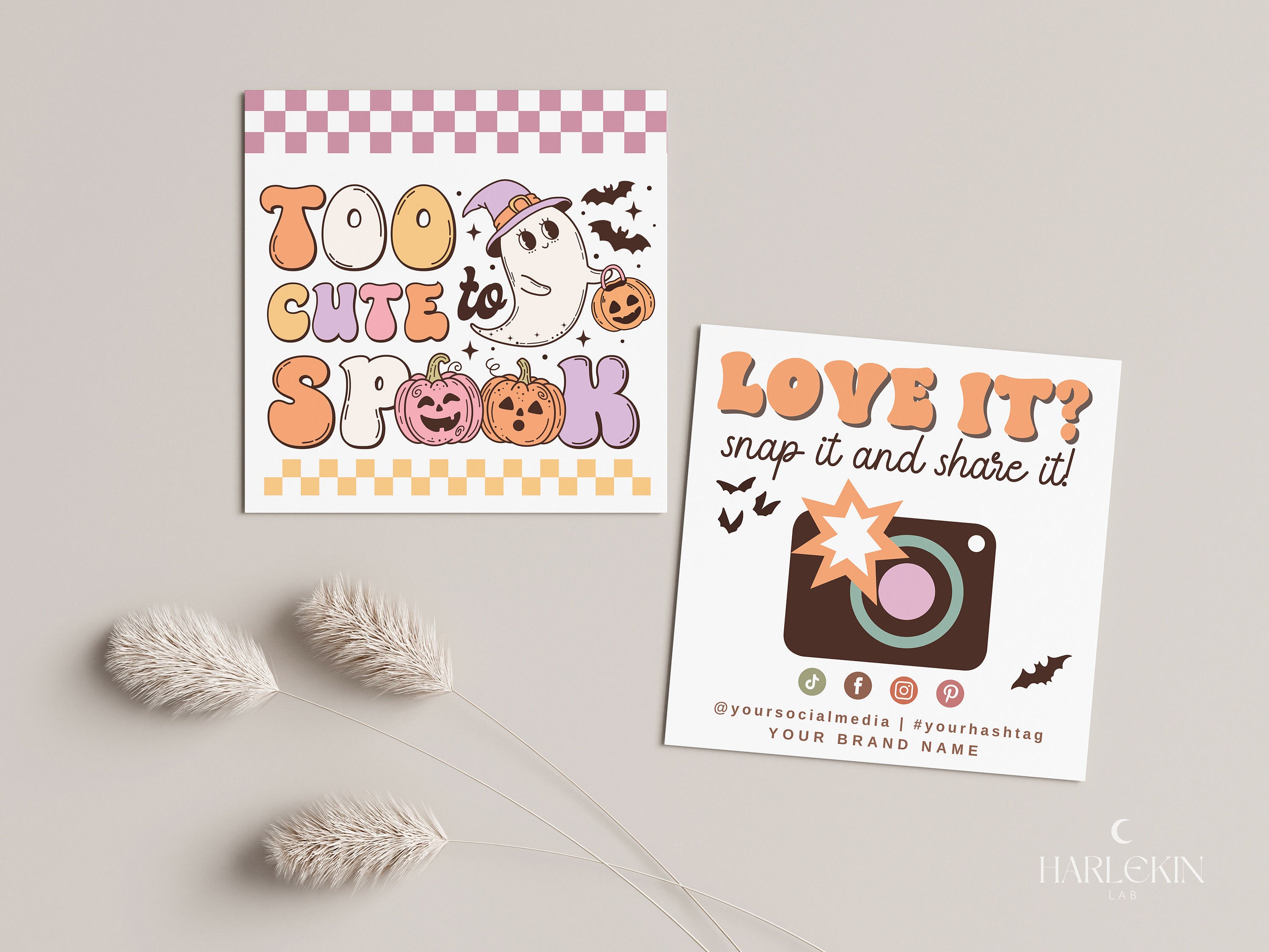 Editable Spooky Snap and Share Template Social Media Card - Etsy