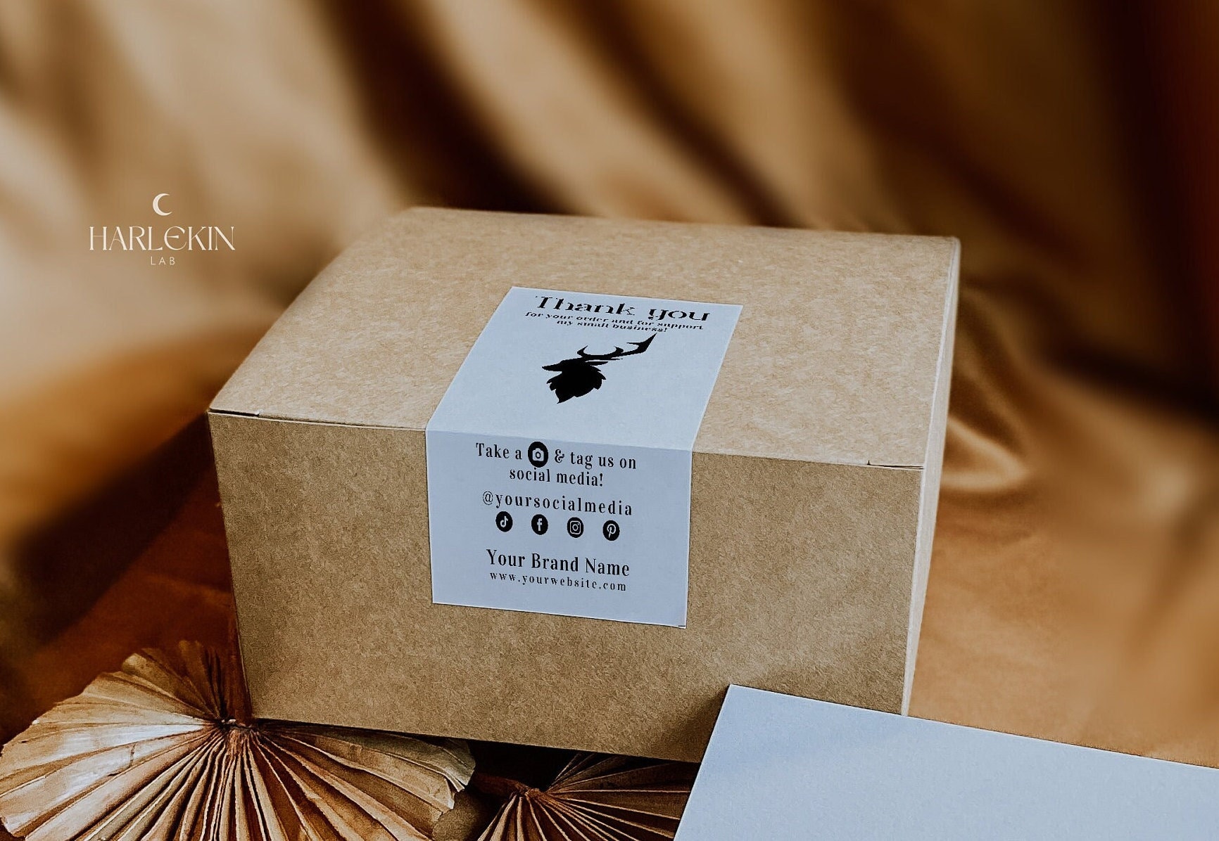 Editable Winter Box Label Template Christmas Shipping Label - Etsy