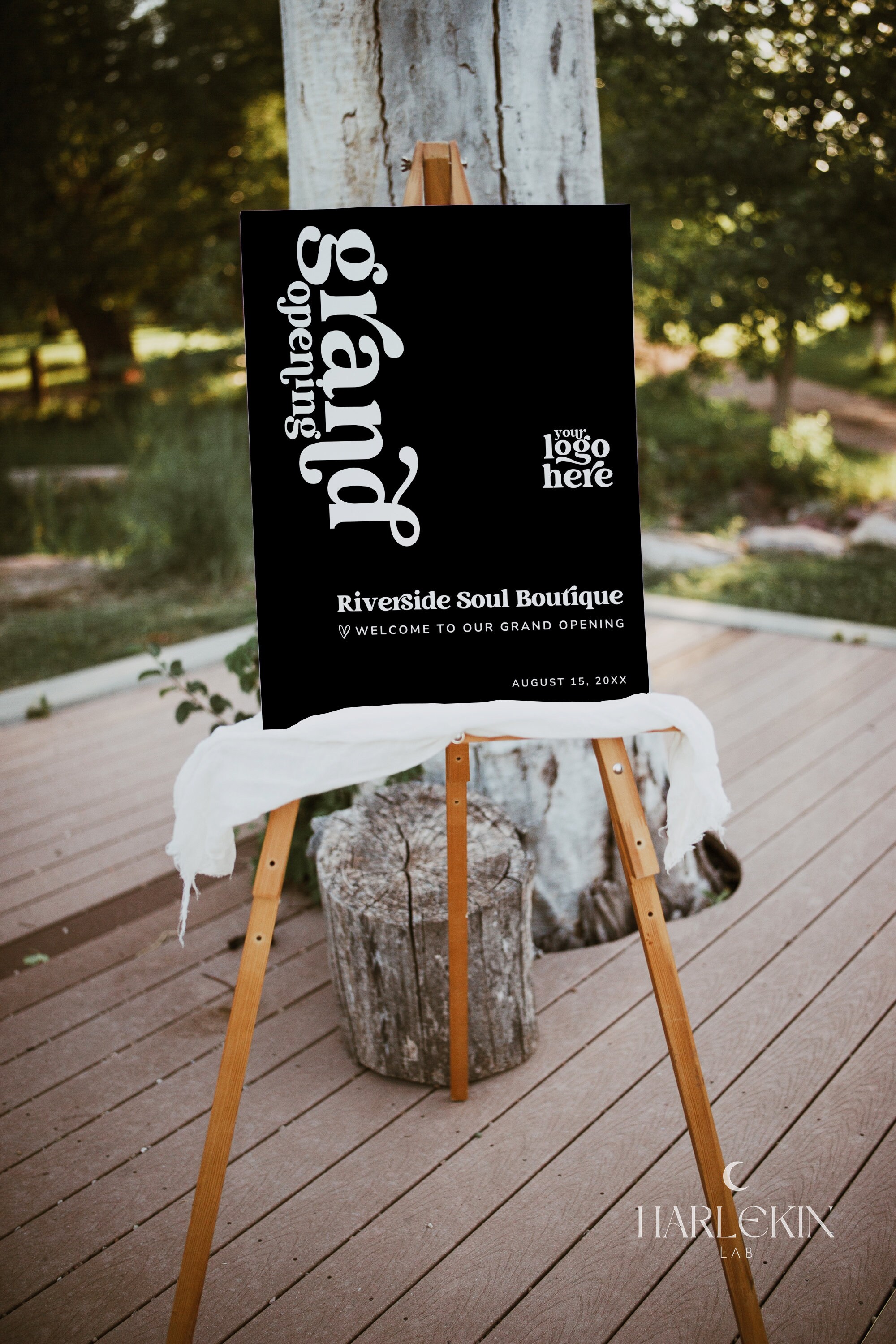 Printable Grand Opening Welcome Sign Template, DIY Modern Corporate ...