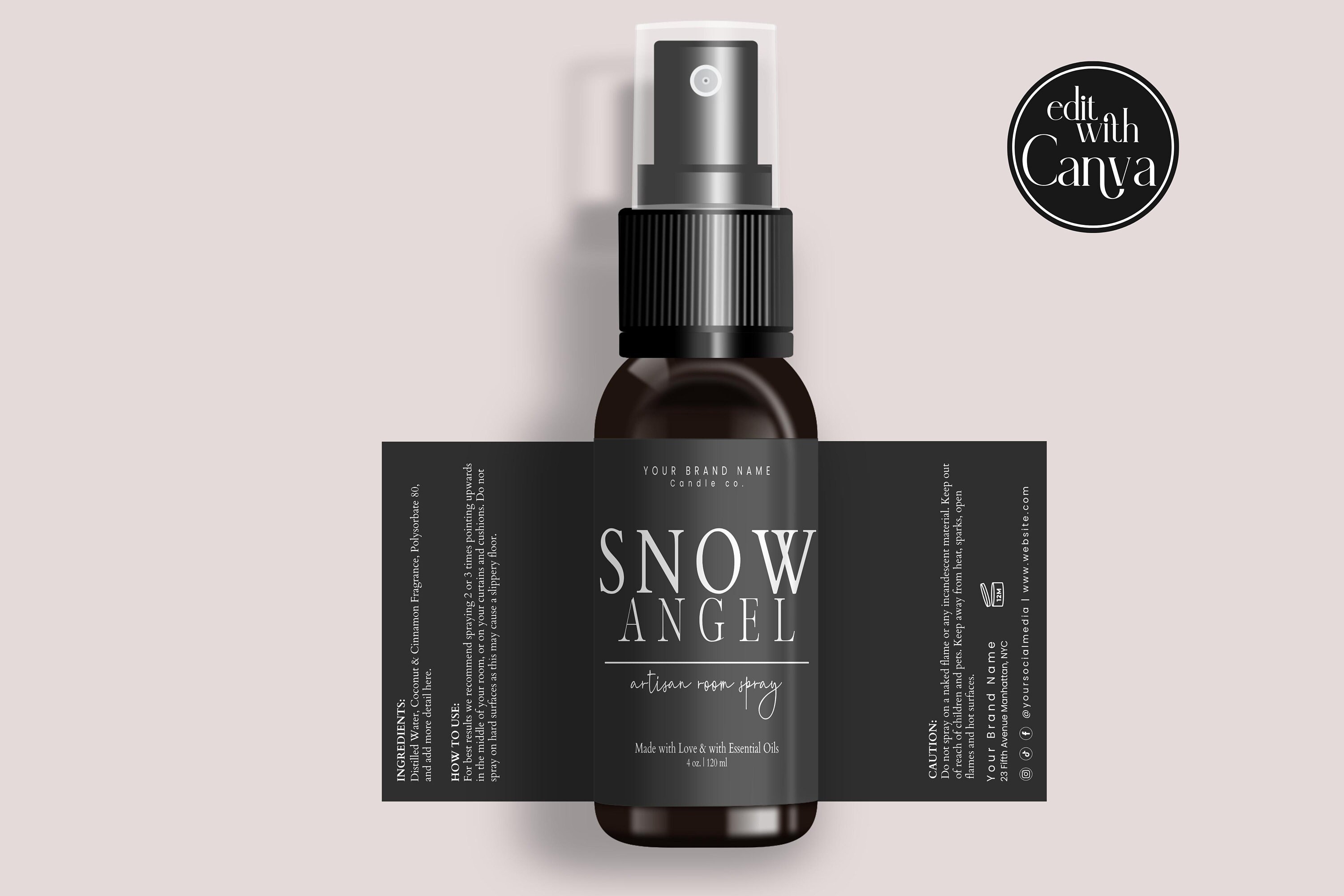 Editable Room Spray Label Template Canva DIY Linen Spray - Etsy UK