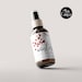 Editable Room Spray Label Template Canva, DIY Christmas Linen Spray ...