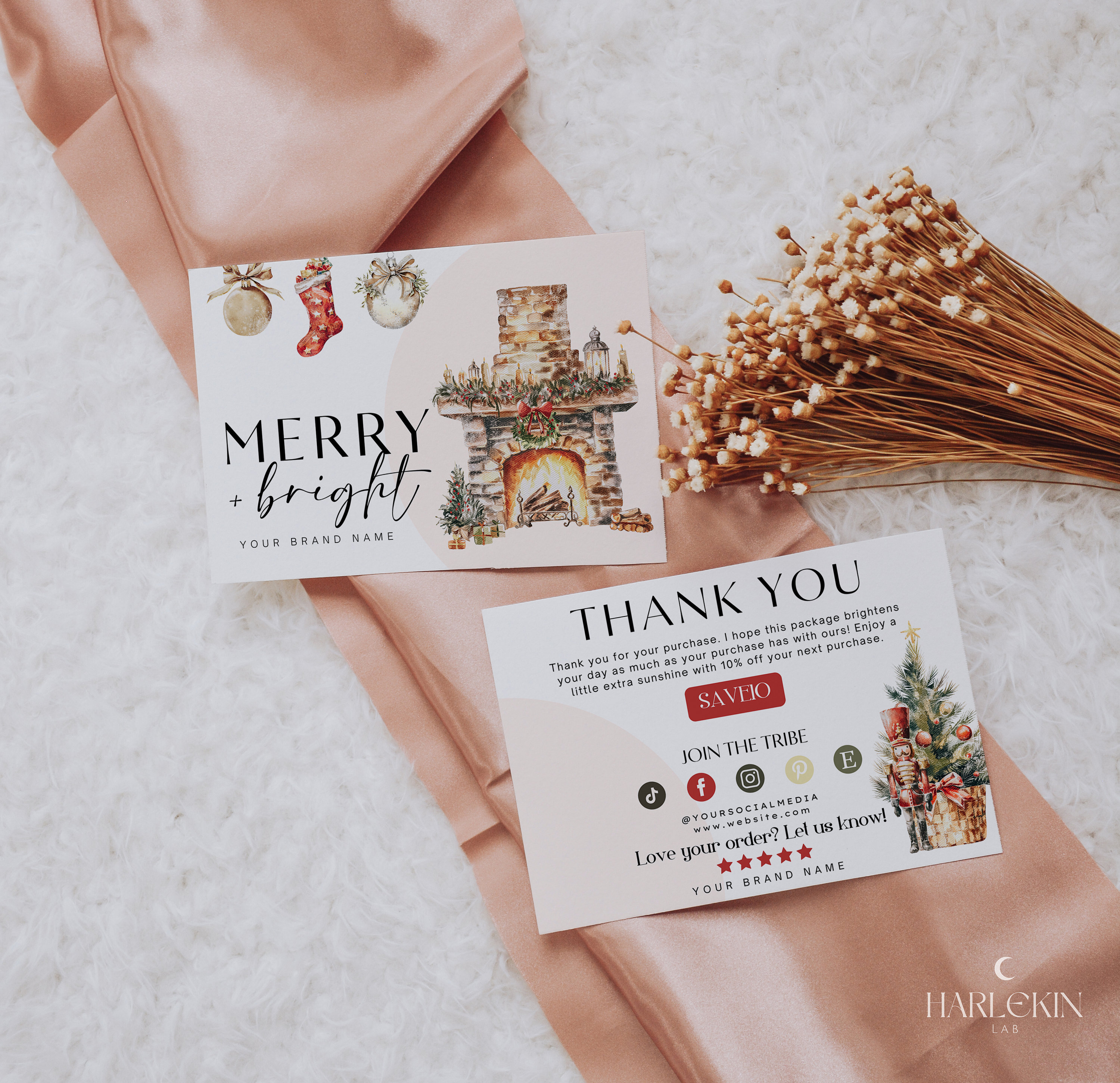 Editable Nutcracker Christmas Thank You Card, Customizable Thanks Note ...