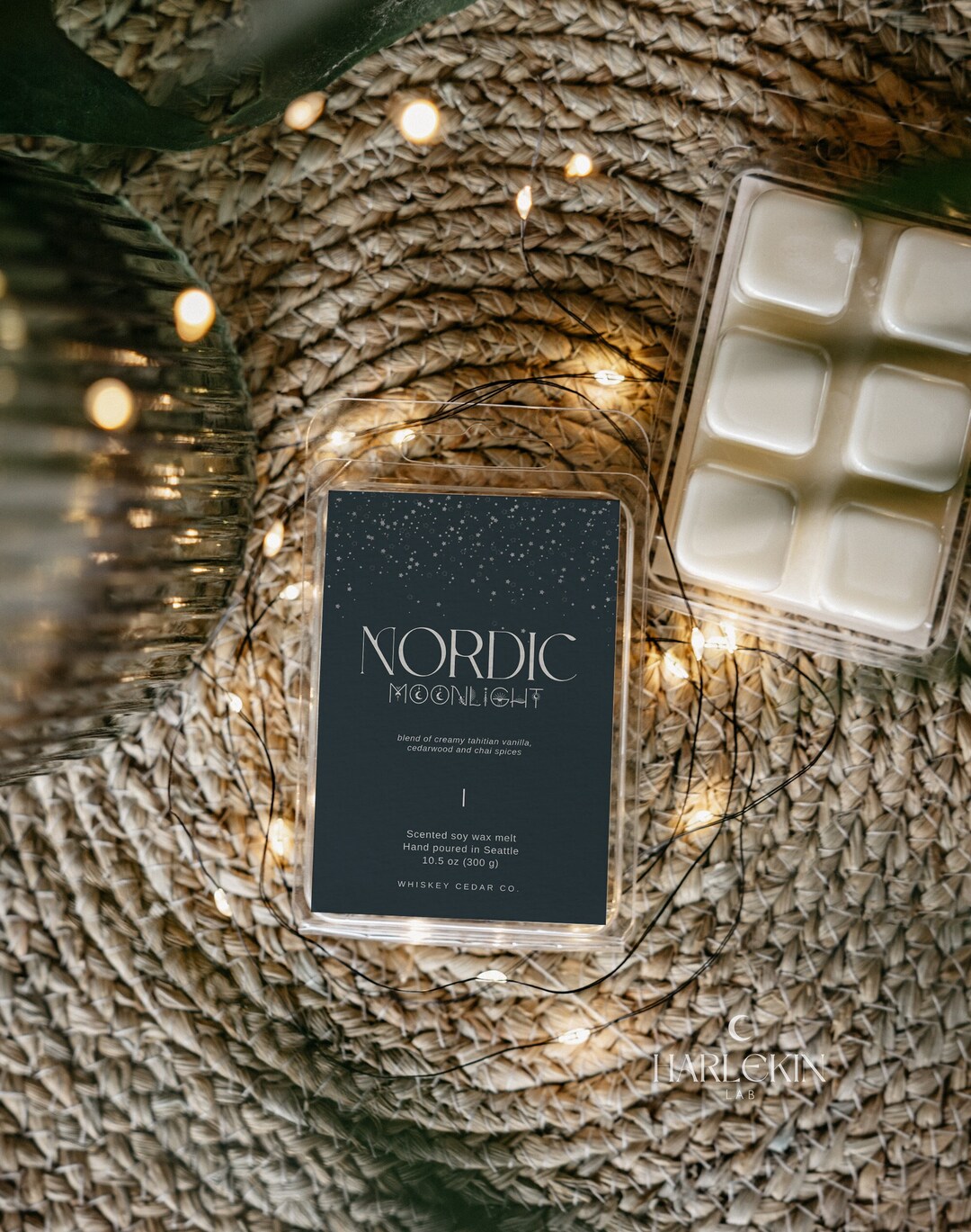 Winter Wax Melt Label Template, DIY Nordic Wax Tart Sticker ...