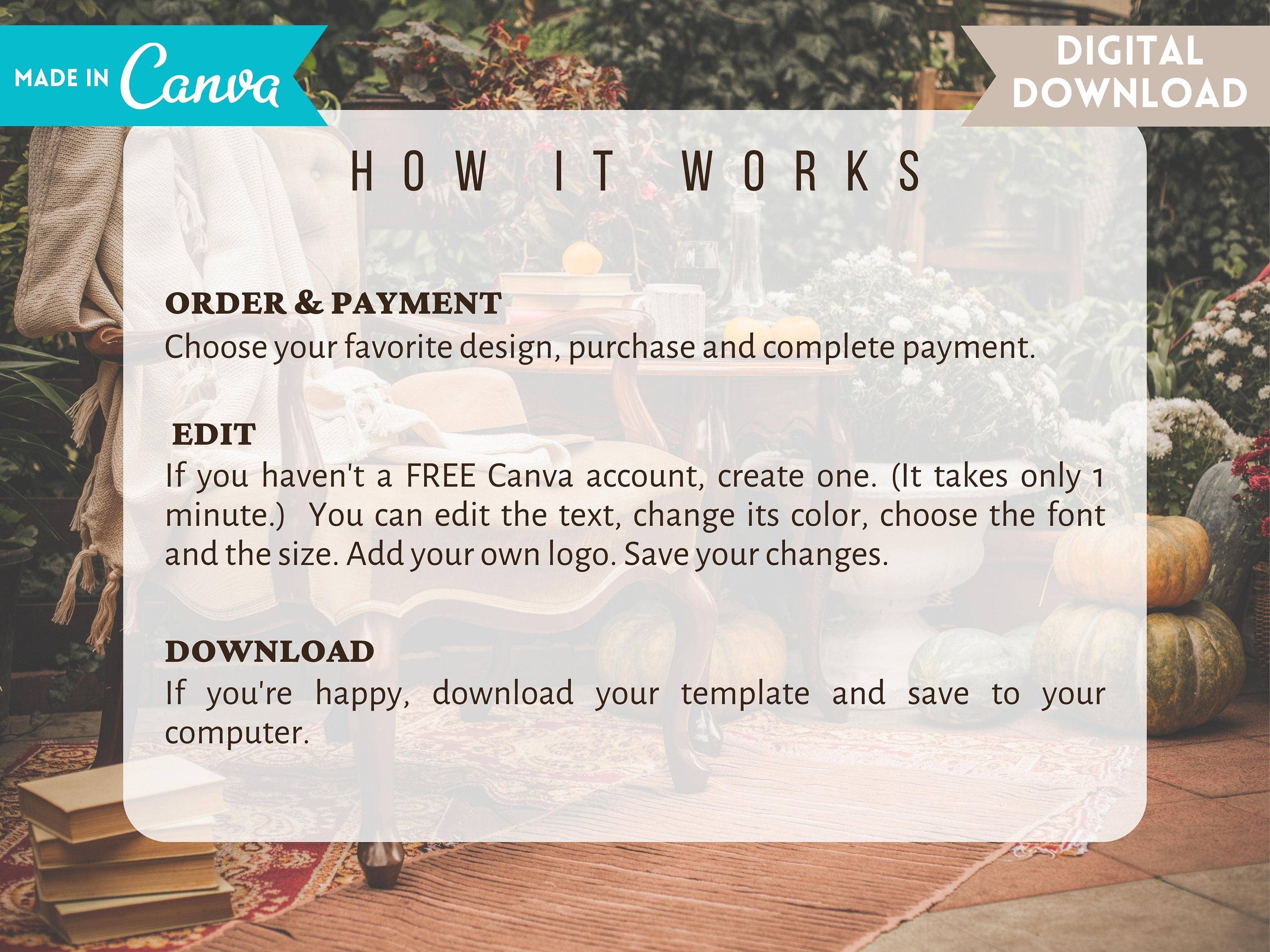 Editable Autumn Box Label Template, Seasonal Shipping Label Design ...