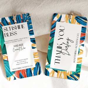 Editable Business Product Tag Template, Printable Thank You Boutique ...