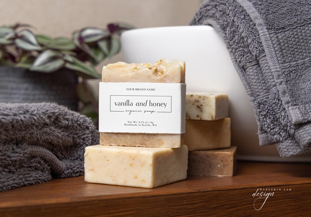 Editable Soap Label Template, Customizable Wrap Whipped Soap Label ...