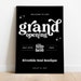 Editable Grand Opening Welcome Sign Template, DIY Modern Printable ...