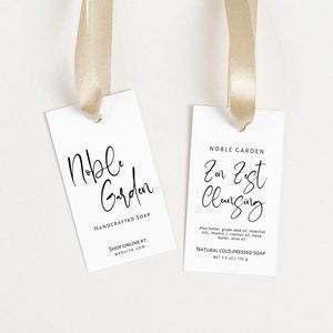 Editable Soap Tag Template, Editable Thank You Boutique Swing Tag ...