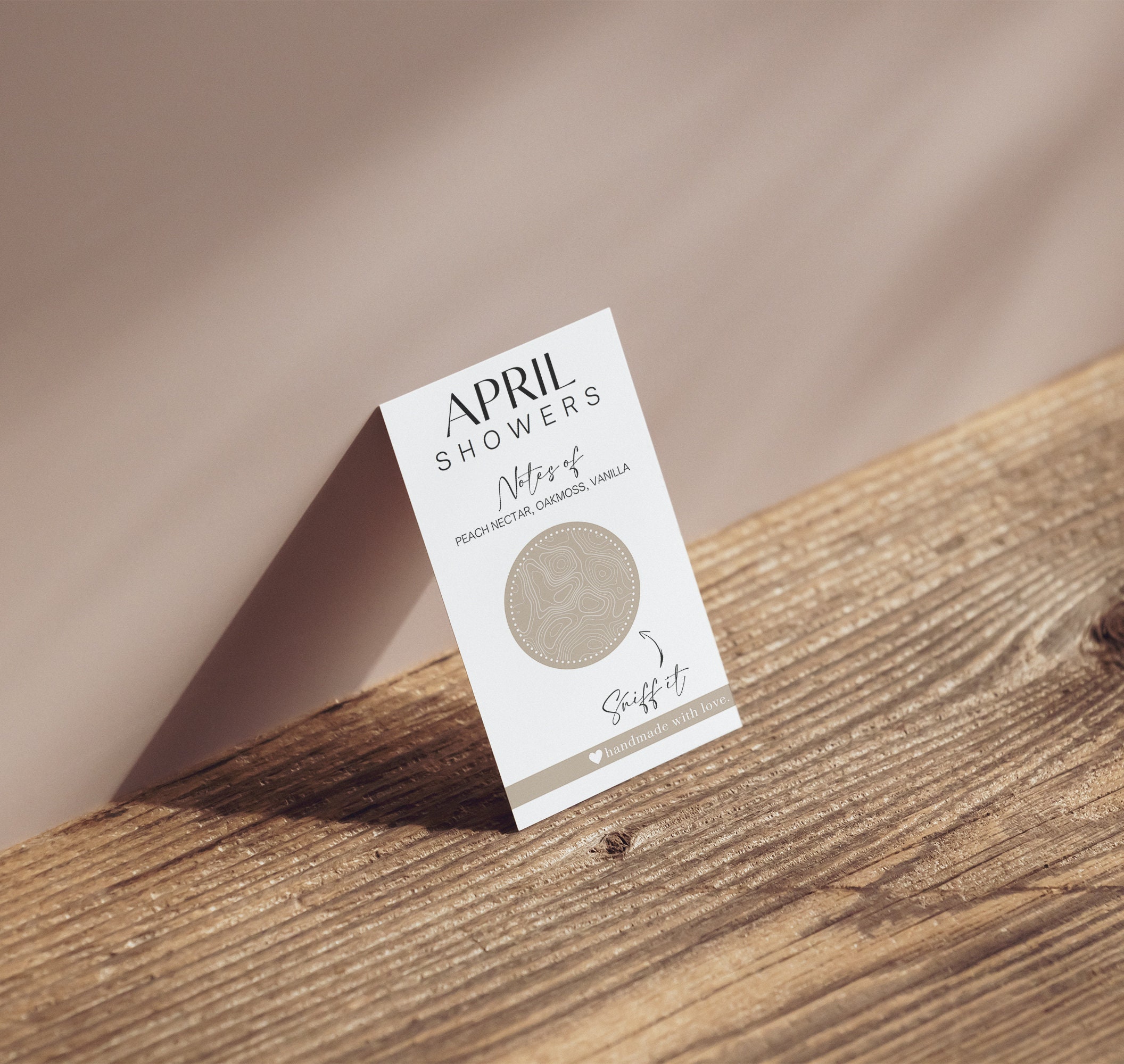 Candle Scent Card Template, Editable Business Tester Card, Wax Melt ...