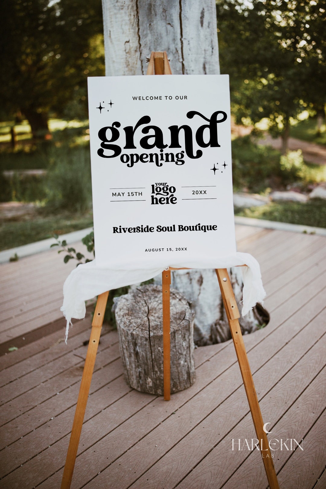 Modern Grand Opening Welcome Sign Template, DIY Printable Corporate ...