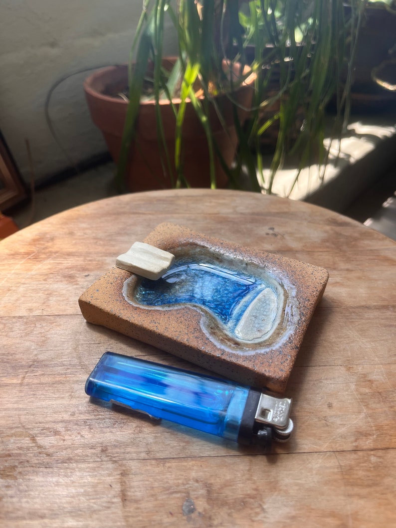 Ceramic Swimming Pool Ashtray - Etsy