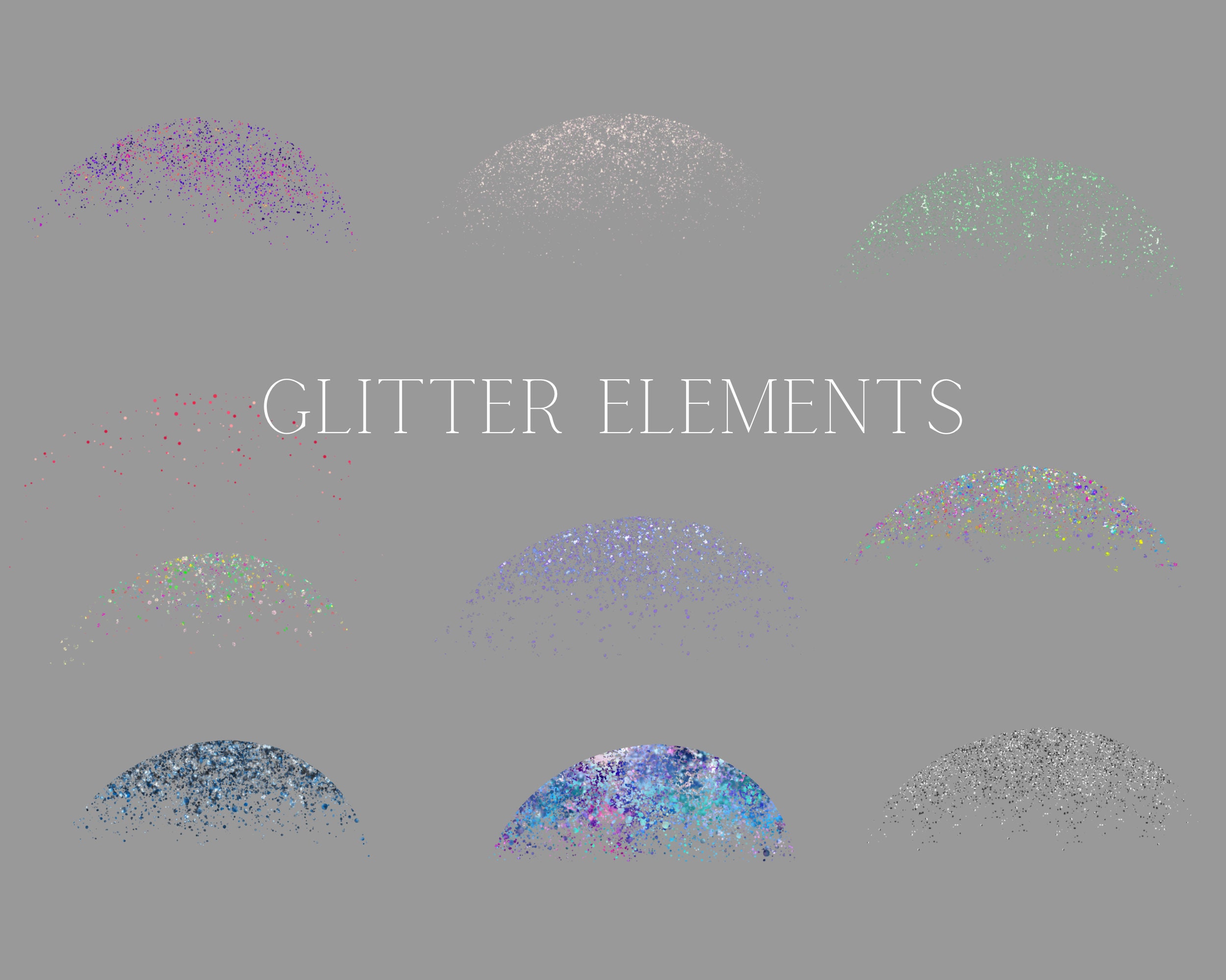 Glitter Overlay, Sparkle Overlay, Shimmer Overlay, Pixie Dust, Dust ...