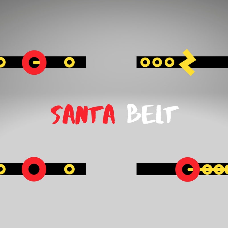 Santa Belt - Etsy