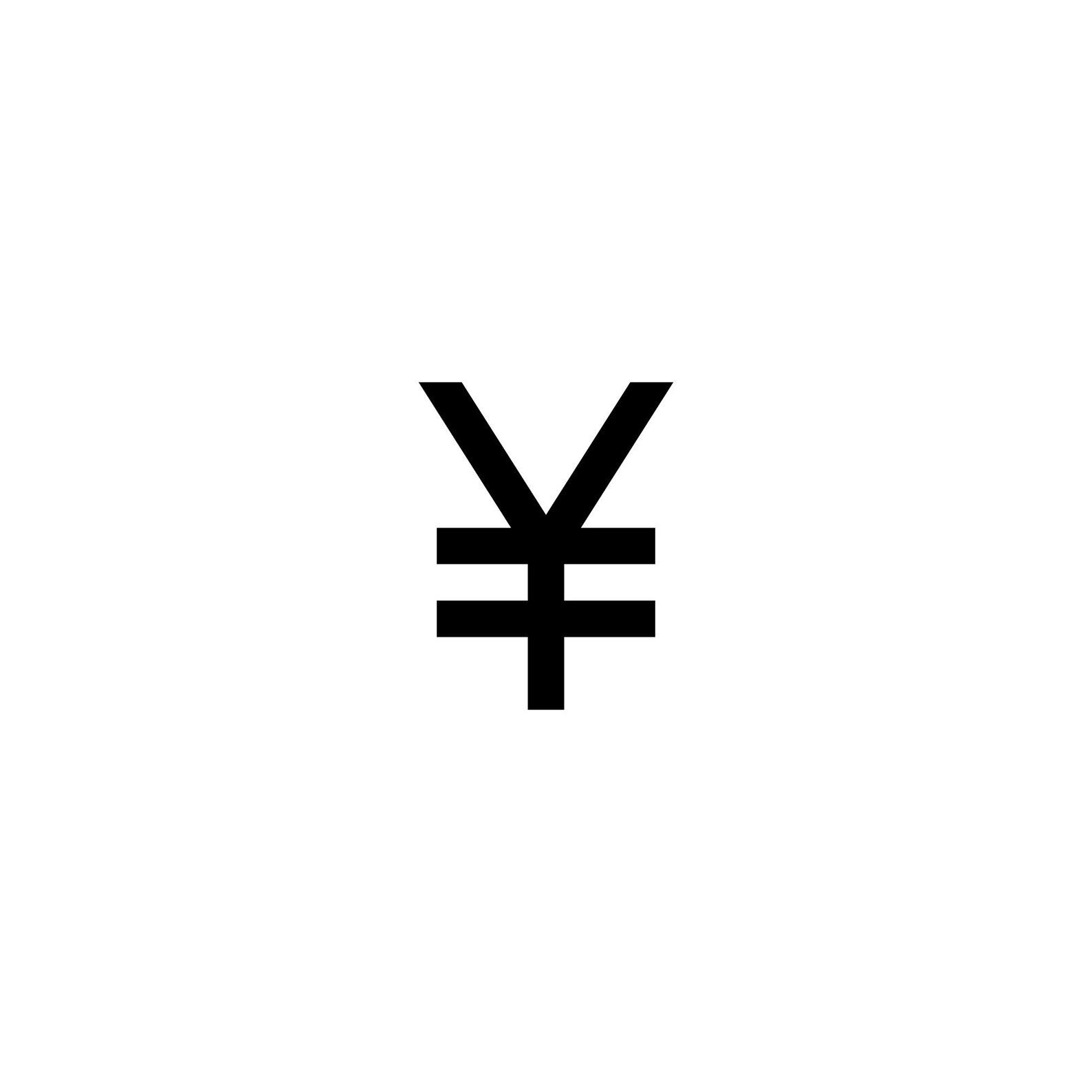Yen Japanese Currency Symbol - Etsy