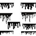 Dripping Borders, Dripping Borders Clipart, Dripping Borders Png, Paint ...