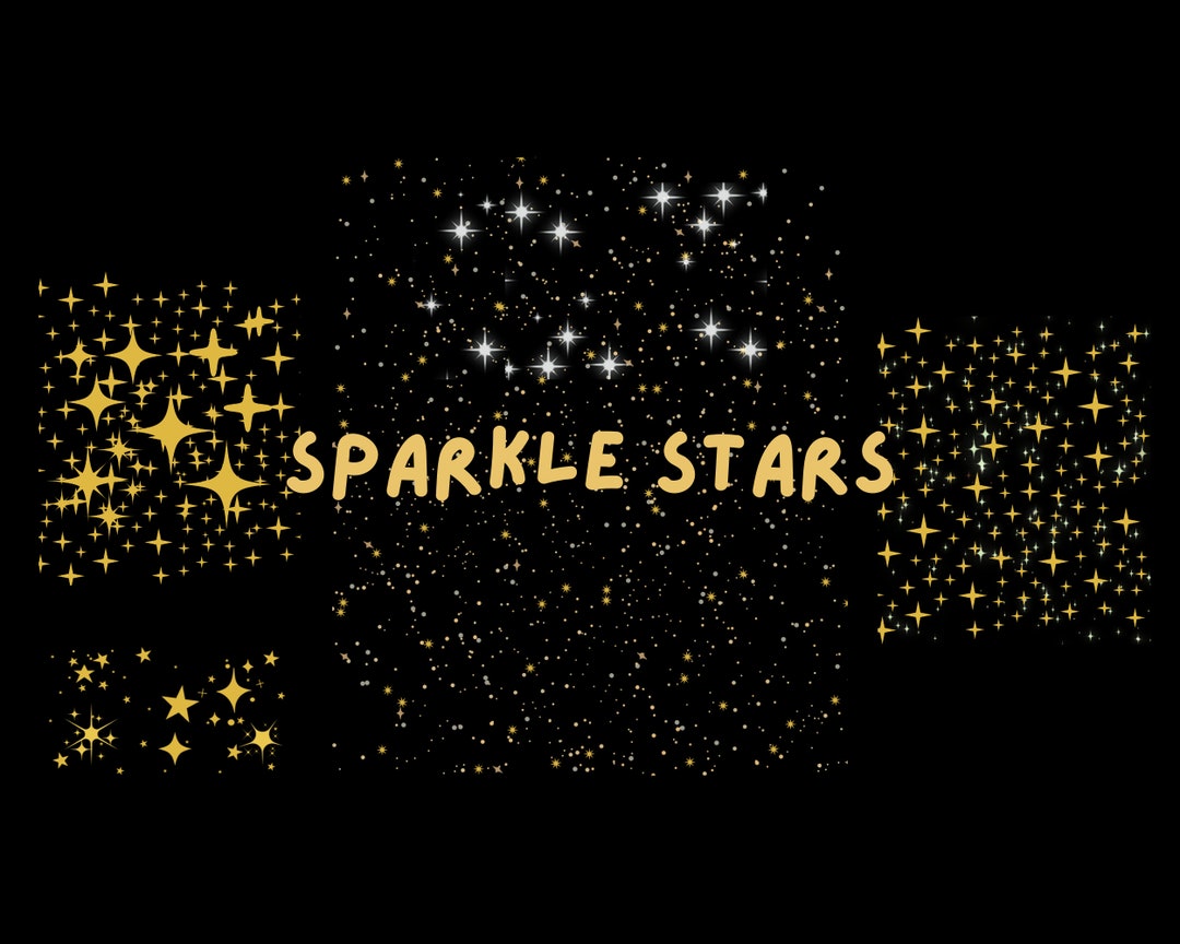 Sparkle Star, Sparkle Png, Sparkle Clipart, Sparkle Bundle, Stars ...