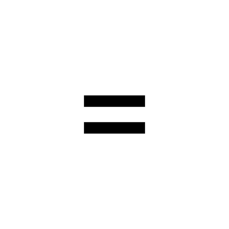 Simple Black Equals Sign Icon - Etsy