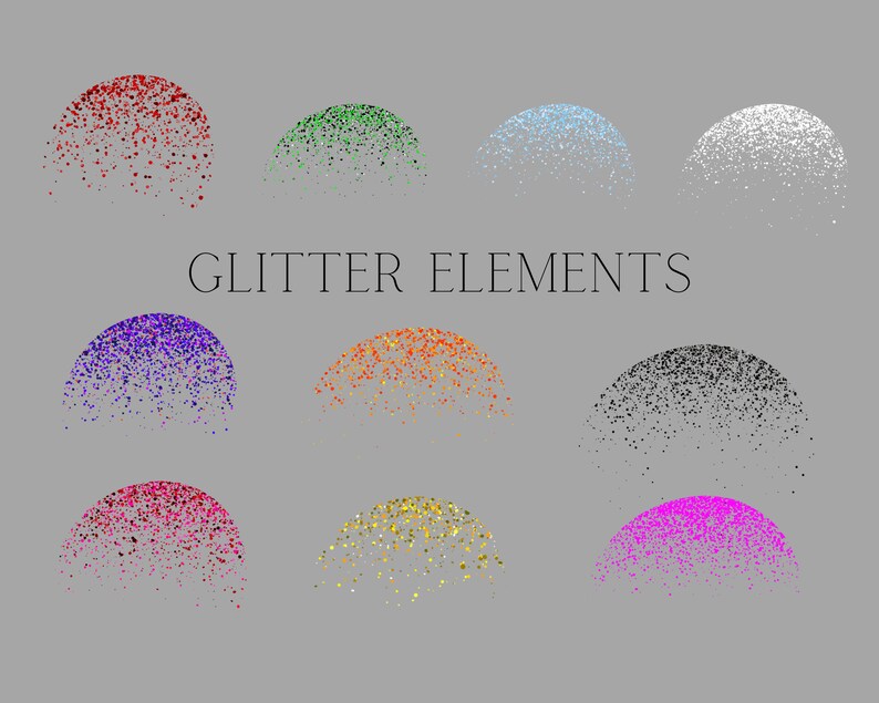 Glitter Overlay, Sparkle Overlay, Shimmer Overlay, Pixie Dust, Dust ...