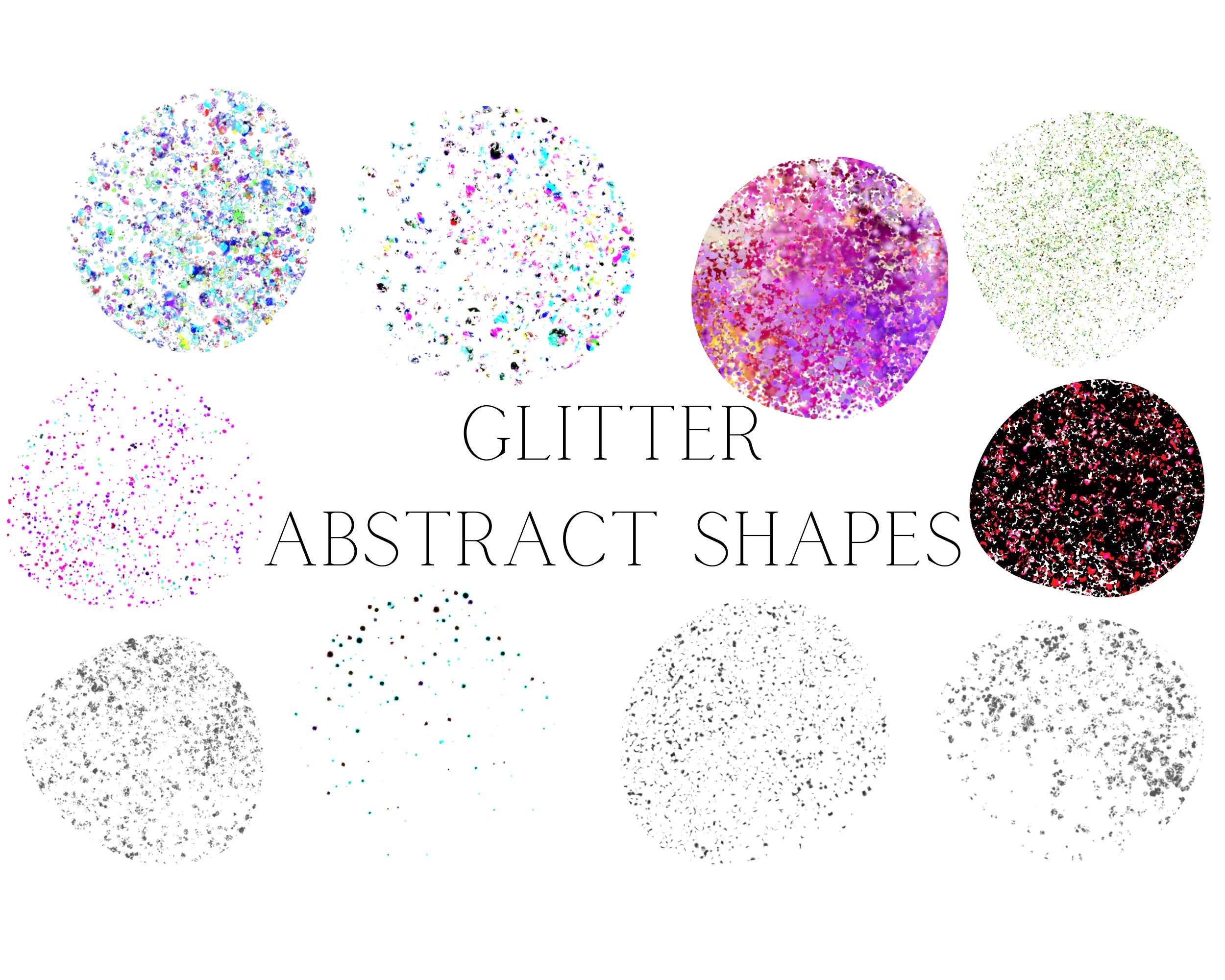 Abstract Shapes Clipart, Abstract Organic Elements, Abstract Elements ...