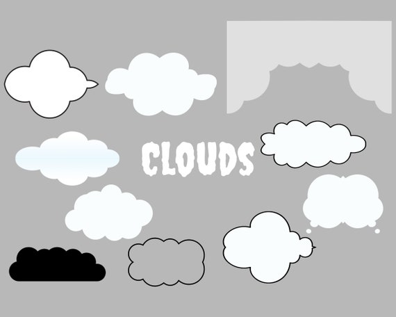 Cloud Outline Clipart