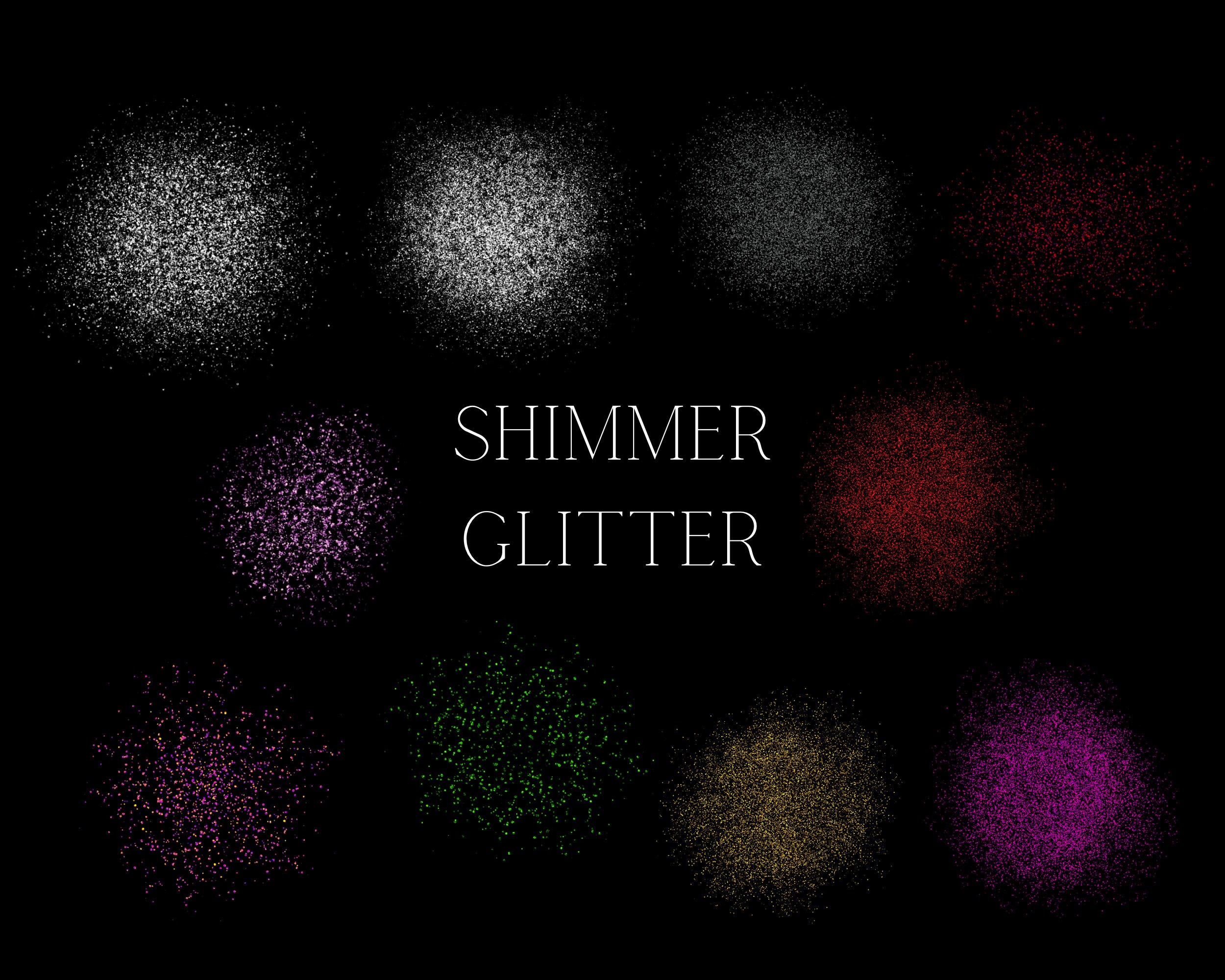 Glitter Overlay Sparkle Overlay Ombre Glitters Glitter - Etsy