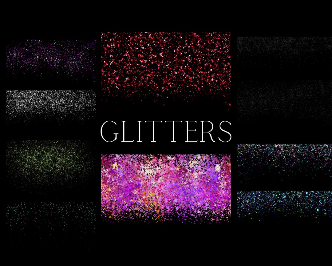 Glitter Overlay, Sparkle Overlay, Ombre Glitters, Glitter Confetti ...