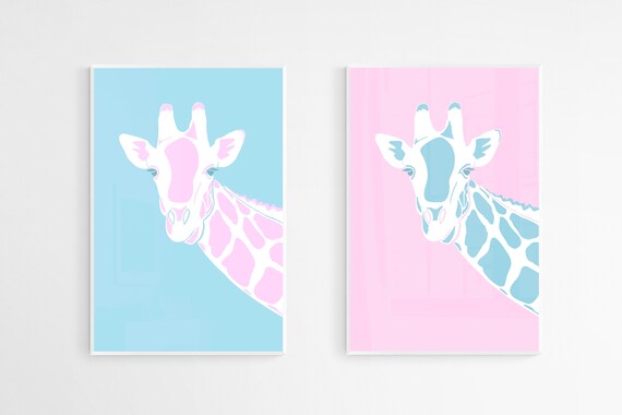 Pink Giraffe Pattern