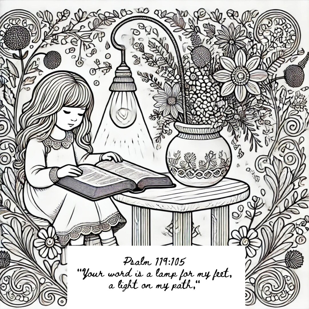 Scripture Coloring 3 Sheet Bundle - Etsy